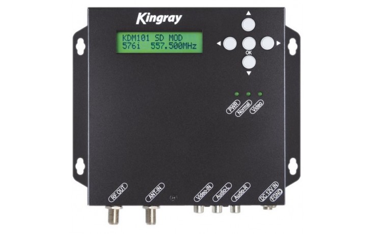 Kingray KDM101 SD MPEG2 Digital Modulator with CVBS in - Standard ...